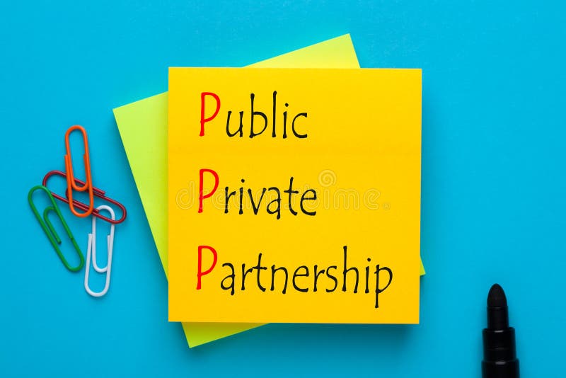 Public-Private Partnership PPP Stock Photo - Image of definition ...
