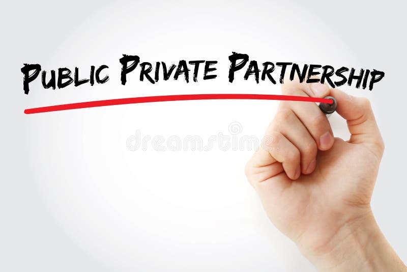 Public Private Partnership PPP is Shown Using the Text Stock Image ...