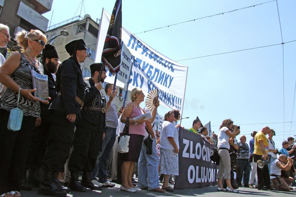 Public protest editorial stock photo. Image of croatian - 5977823