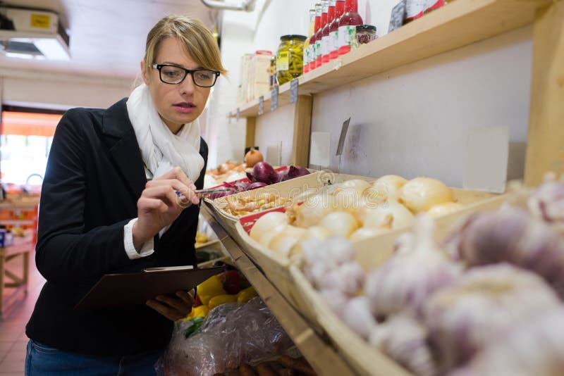 Public Quality Control Inspector at Work Stock Image - Image of control ...