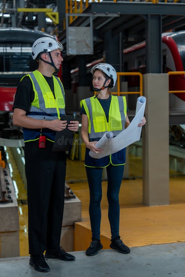 Public Rail Transportation Service Stock Photo - Image of engineer ...