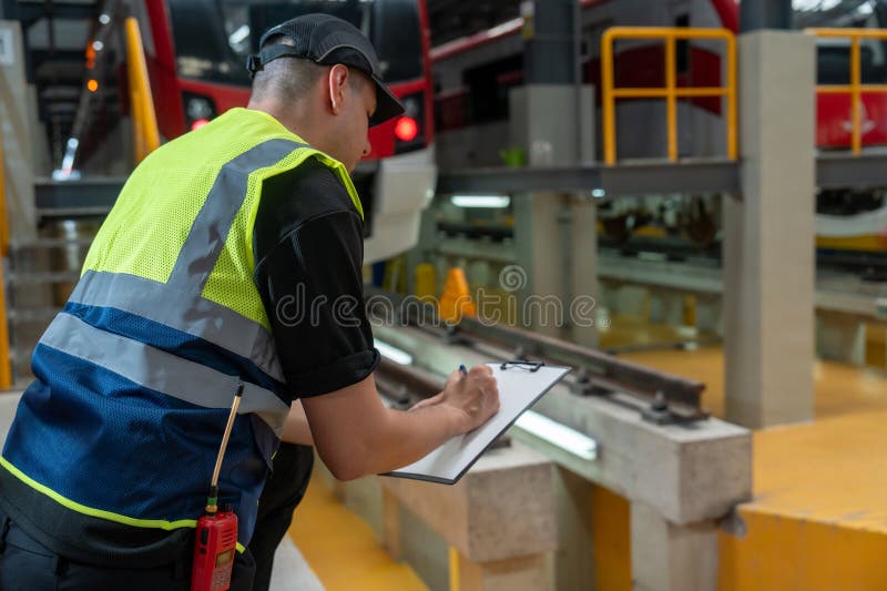 Public Rail Transportation Service Stock Image - Image of platform ...