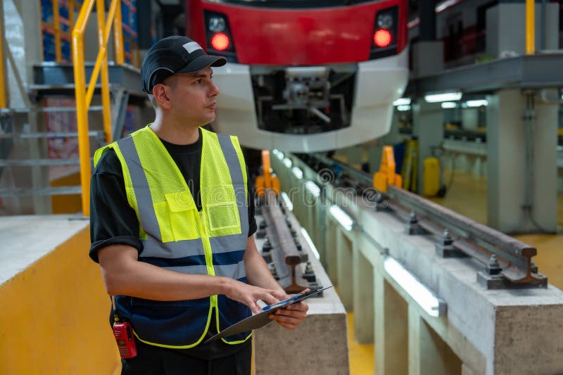 Public Rail Transportation Service Stock Image - Image of network ...