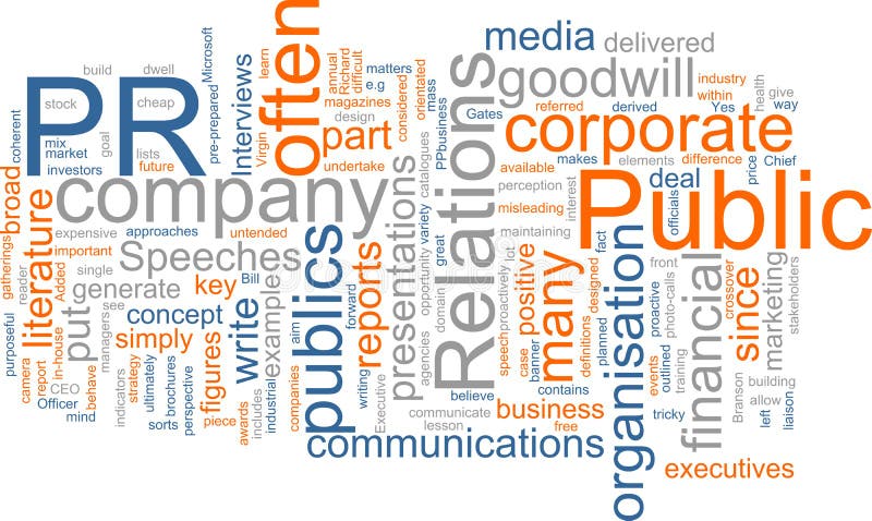 Public relations stock illustration. Illustration of financial - 9986459