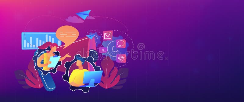 Public Relations Concept Banner Header. Stock Vector - Illustration of ...