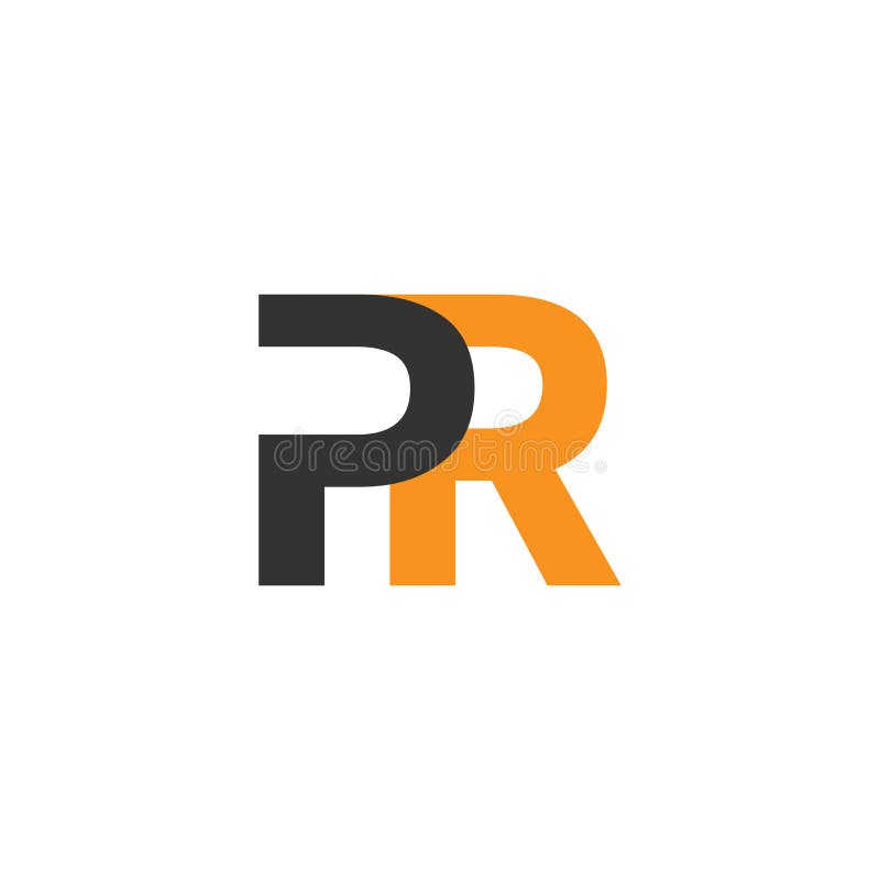 Public Relations Logo. PR Letters Stock Vector - Illustration of ...