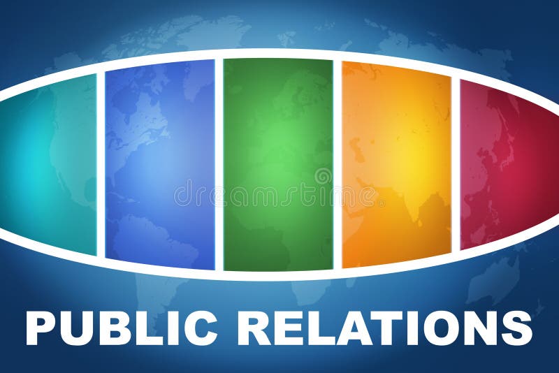 Public Relations stock illustration. Illustration of communications ...