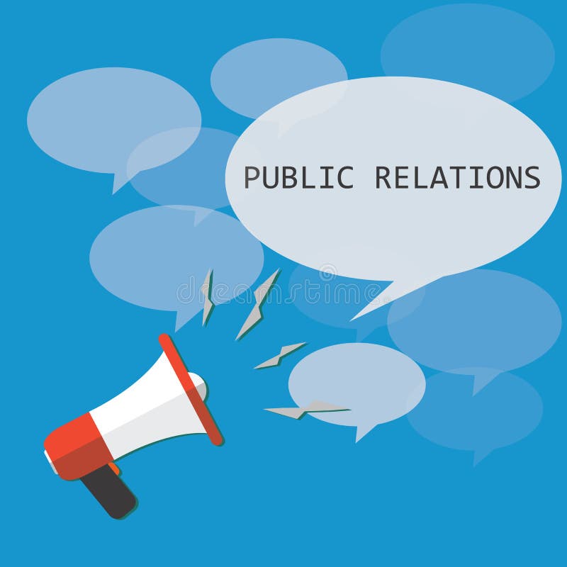 Public Relations. Vector Megaphone. Target Audience.Megaphone and ...