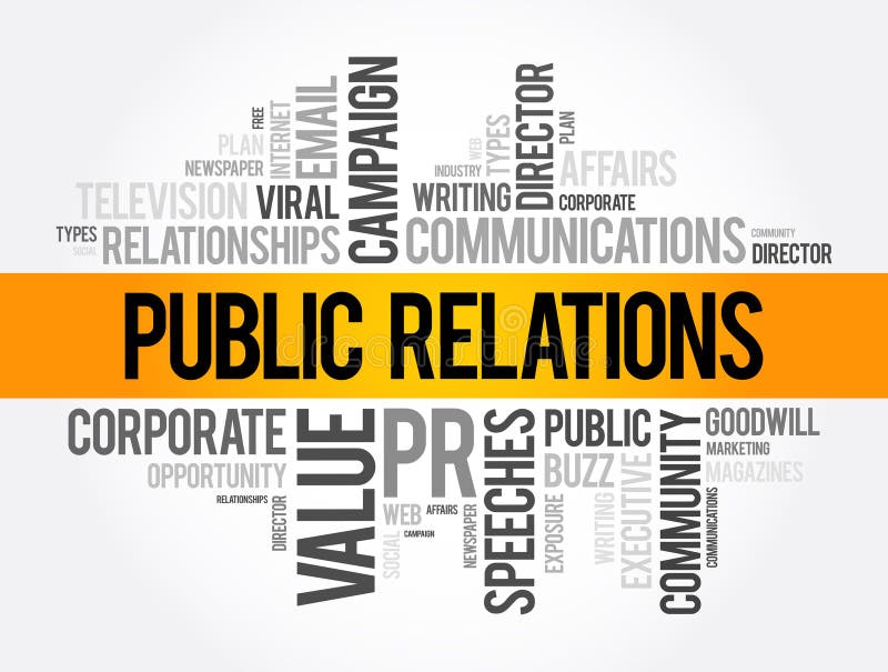 Public Relations Word Cloud Collage, Business Concept Background Stock ...