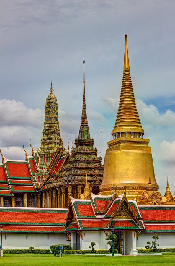 Public Royal Temple with Sky Background Stock Image - Image of blue ...
