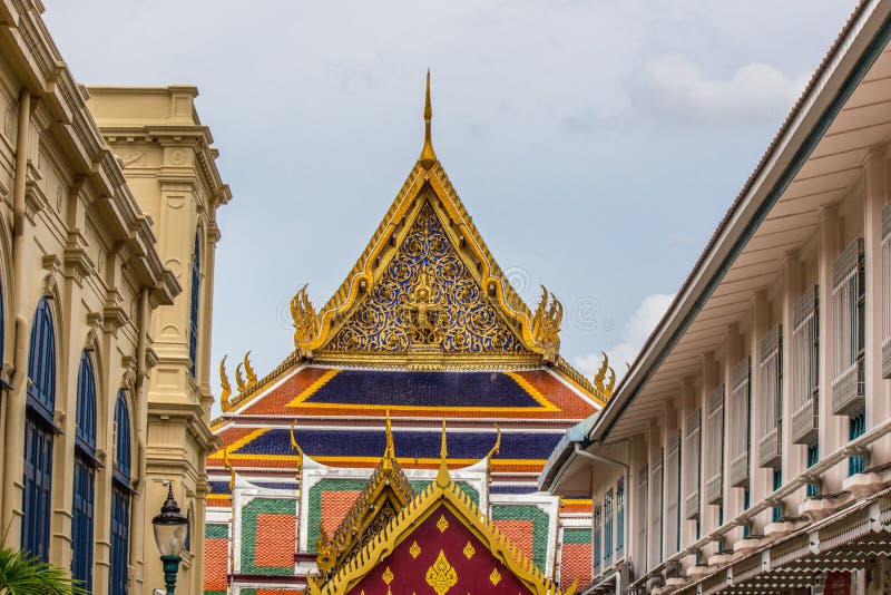 Public Royal Temple with Sky Background Stock Image - Image of artistic ...