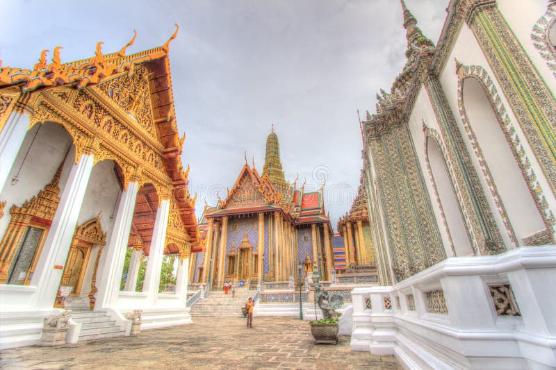 Public Royal Temple with Sky Background Editorial Photography - Image ...