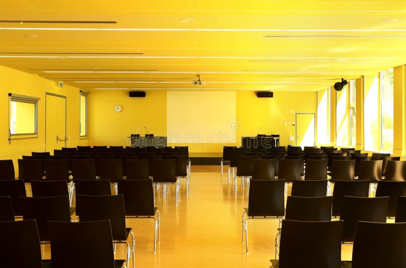 Public school, interior stock image. Image of seat, yellow - 19549653