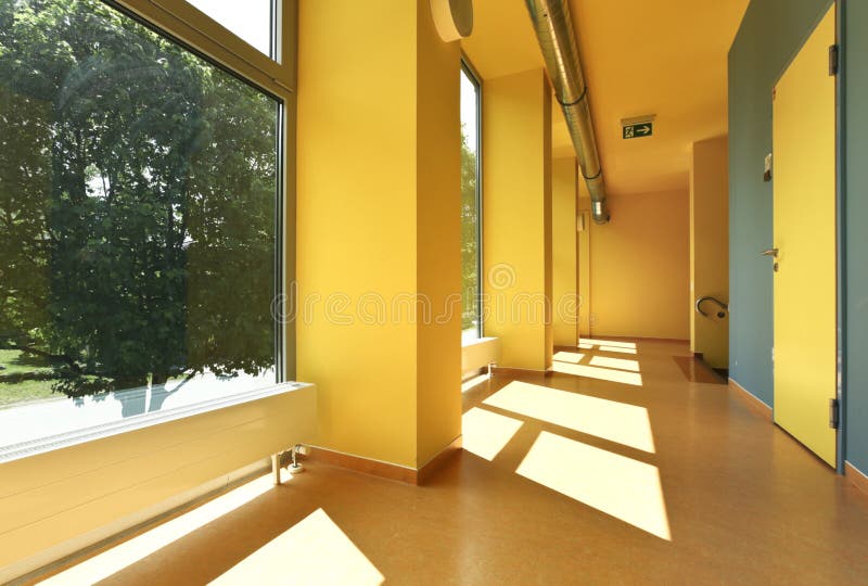 Public school, interior stock image. Image of wall, school - 19549729