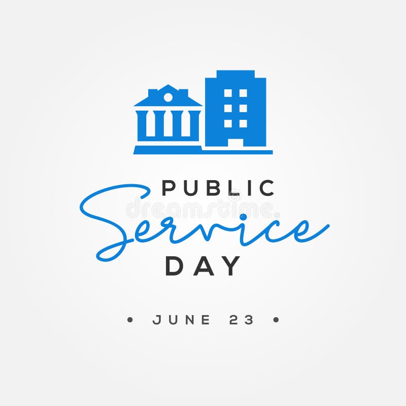Public Service Day Vector Design Illustration Stock Vector ...