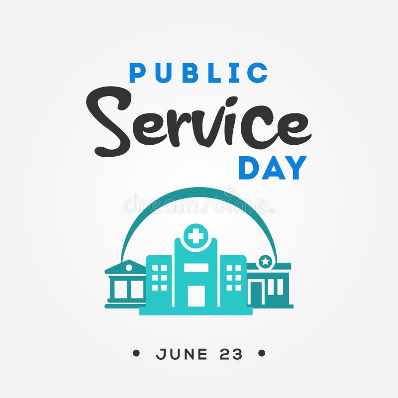 Public Service Day Vector Design Illustration for Celebrate Moment ...