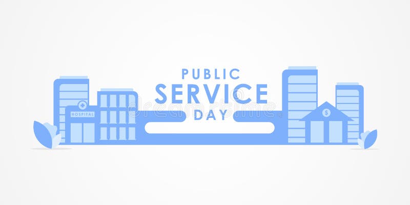 Public Service Day Vector Design Illustration for Celebrate Moment ...
