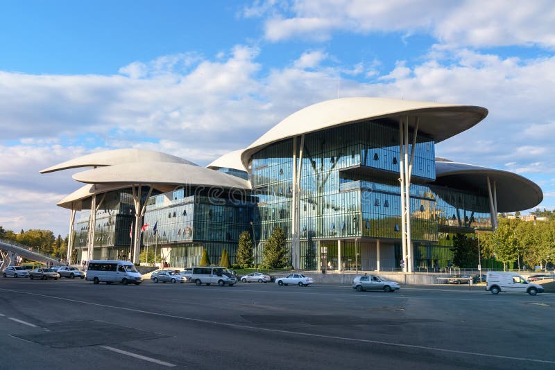 Public Service Hall in Tbilisi Georgia. Editorial Image - Image of hall ...