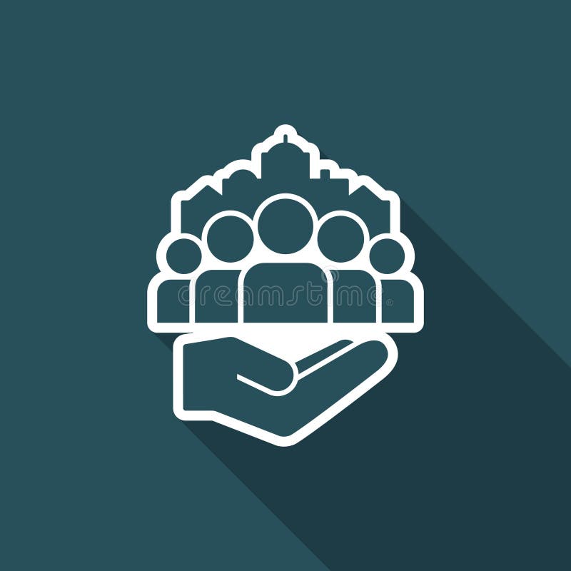 Public Services for Citizens - Vector Icon Stock Vector - Illustration ...