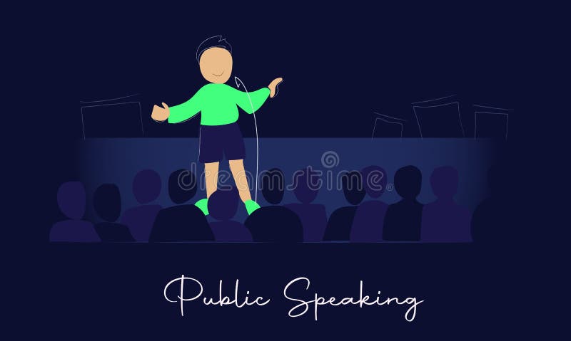 Speaking To Audience Clip Art