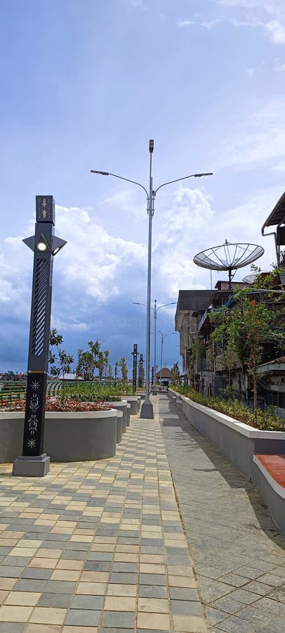 Public Street Lighting Around Residents& X27; Housing Stock Image ...