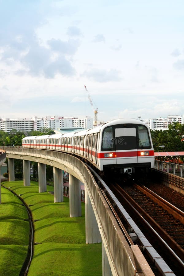 Subway Train Fast Approaching Stock Photo - Image of commuting, track ...