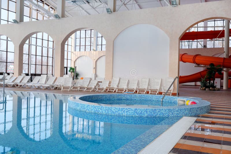 Public swimming pool stock image. Image of public, interior - 78776405
