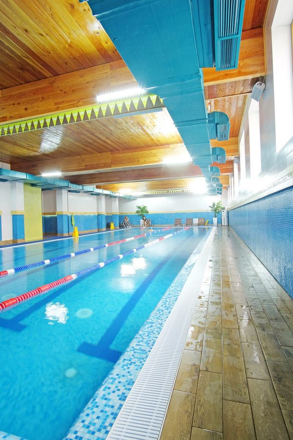 Public swimming pool stock image. Image of public, interior - 78776405