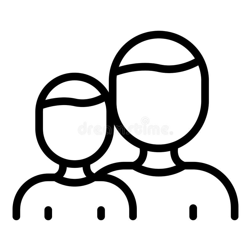 Public Target Audience Icon, Outline Style Stock Vector - Illustration ...