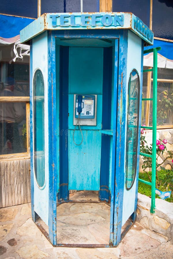 Public telephone booth stock image. Image of call, communications ...