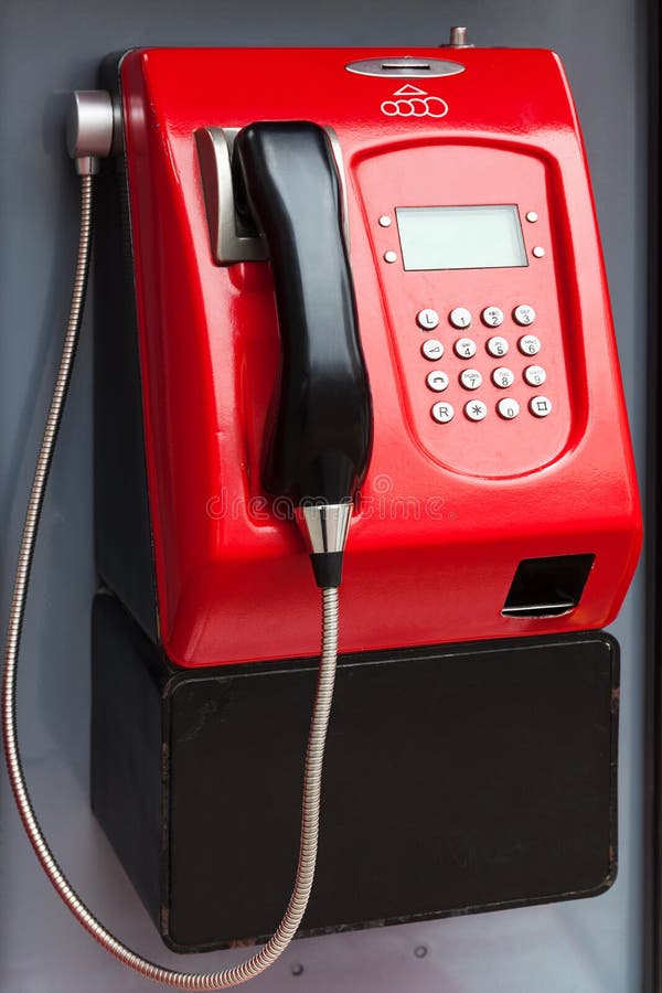Public telephone stock photo. Image of hanging, metal - 64447328