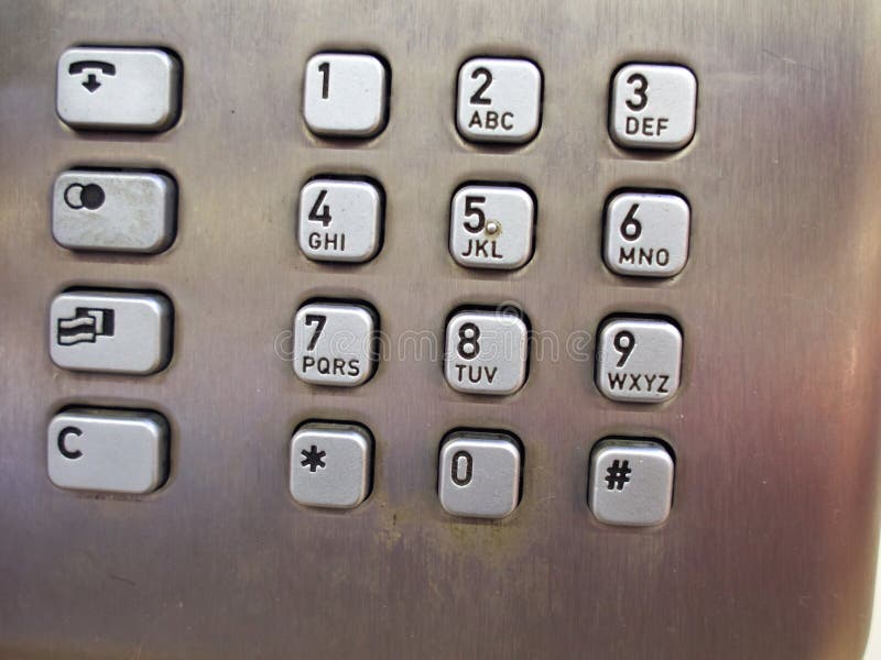 Public telephone keypad stock image. Image of dialing - 86141495