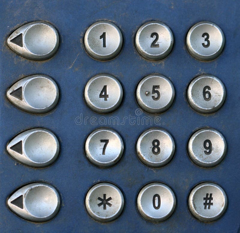 Public Telephone Keypad ,macro Stock Photo - Image of buttons, element ...