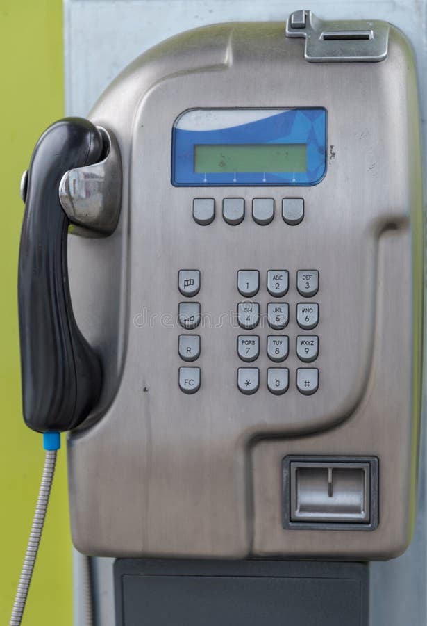 Public Telephone - Phone Booth Stock Image - Image of coinoperated ...