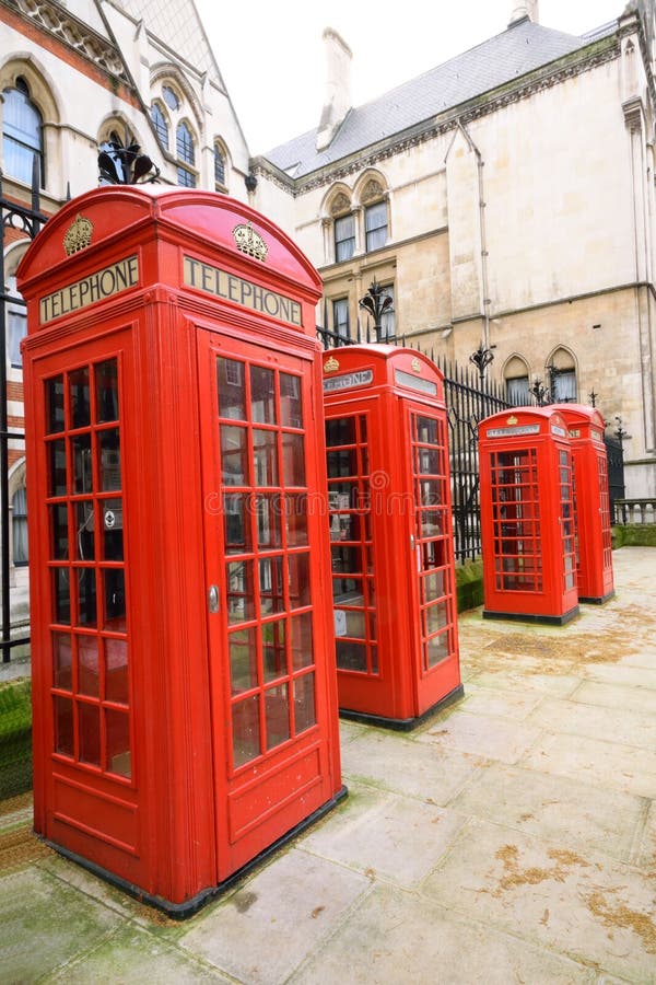Red public telephone box stock photo. Image of united - 113913418