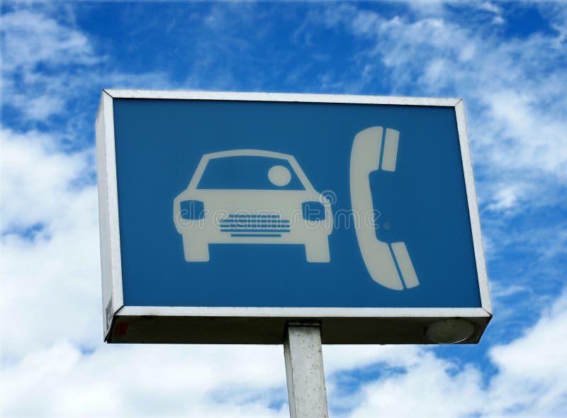 Public telephone sign stock image. Image of buzz, station - 16534167