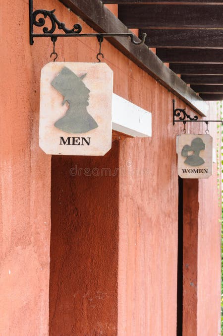Public toilet sign stock image. Image of gender, grunge - 24509903