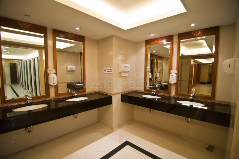 Private Toilet in Modern Room Stock Image - Image of room, seat: 122921675