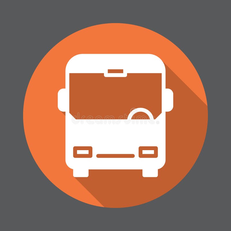 Public Transport, Bus Flat Icon. Round Colorful Button, Circular Vector ... Public Transport, Bus Flat Icon. Round Colorful Button, Circular Vector ...