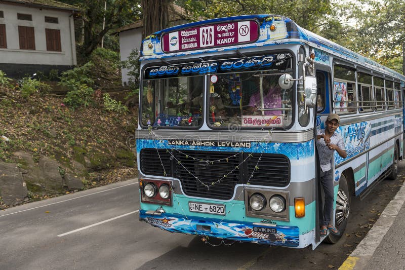 Public Transport Bus in Sri Lanka Editorial Photography - Image of ...