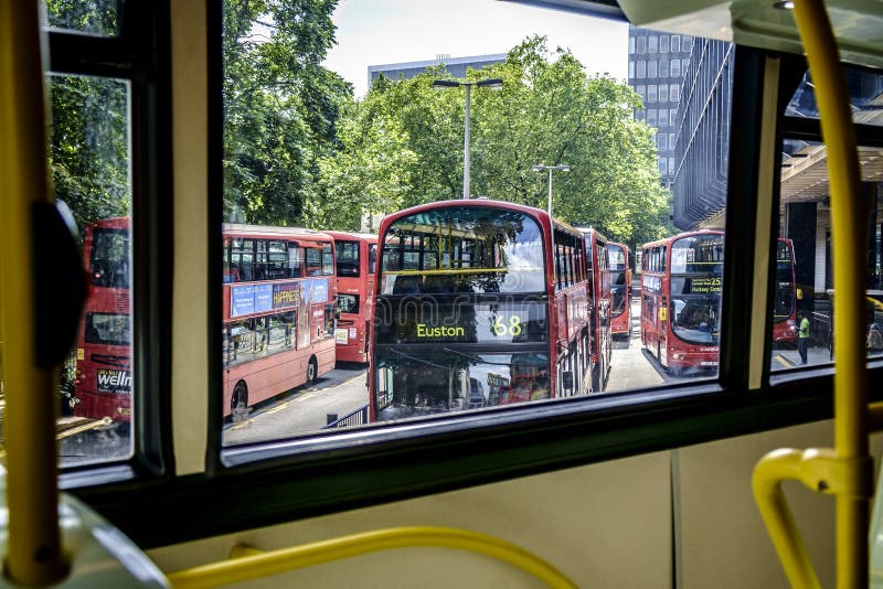 Public transport in London editorial stock photo. Image of transport ...