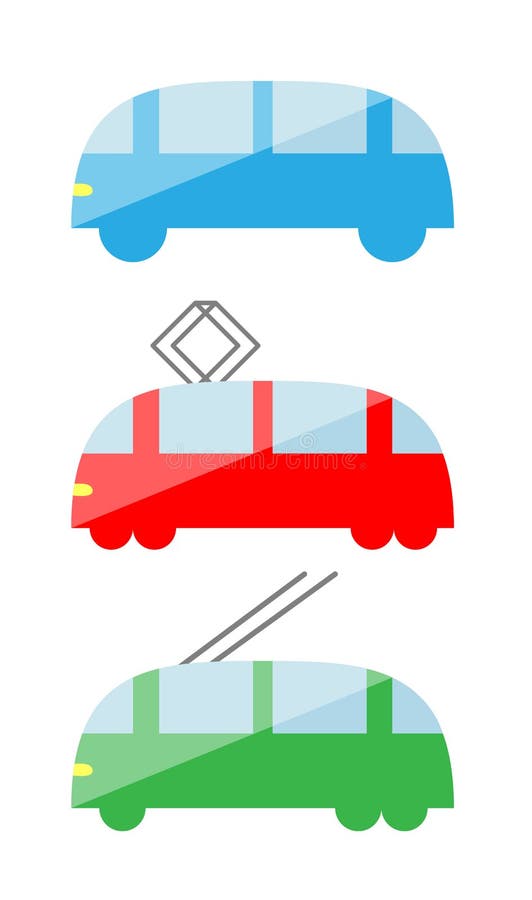 Public transport stock vector. Illustration of urban - 55959338