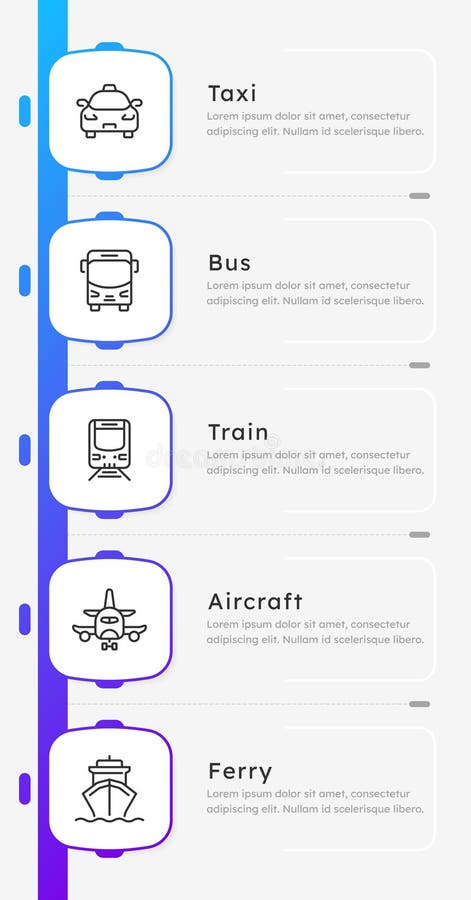 Public Transport Types Stock Illustrations – 779 Public Transport Types ...