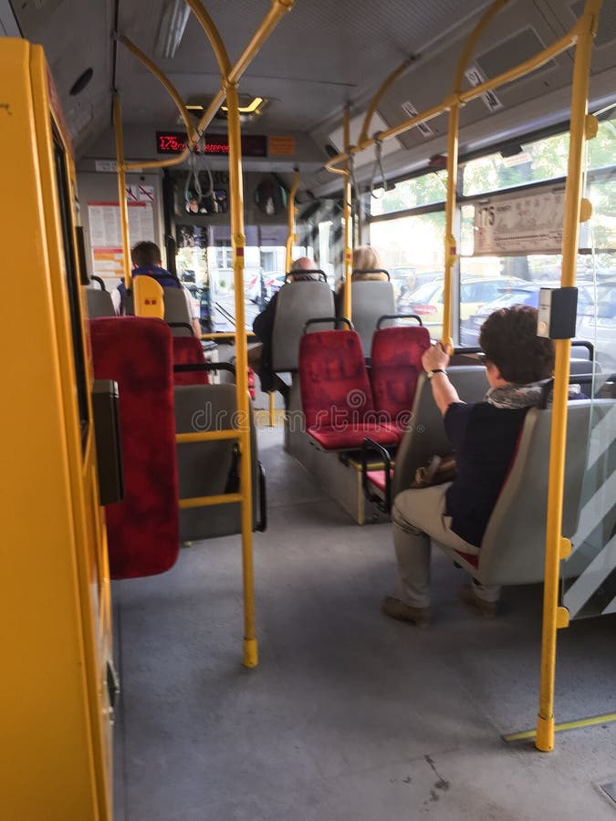 Public Transport Warsaw editorial stock image. Image of transport ...