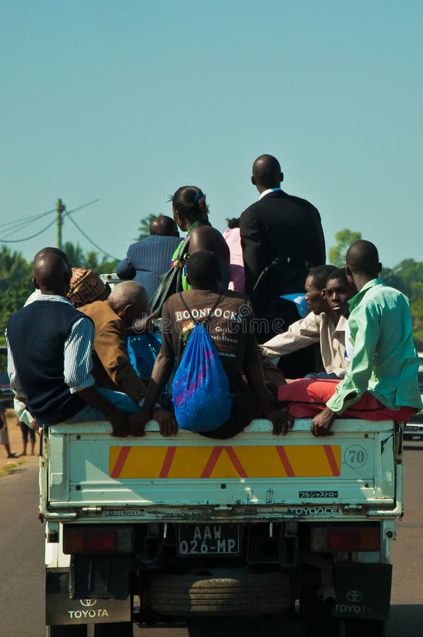 Public Transportation in Africa Editorial Stock Photo - Image of group ...