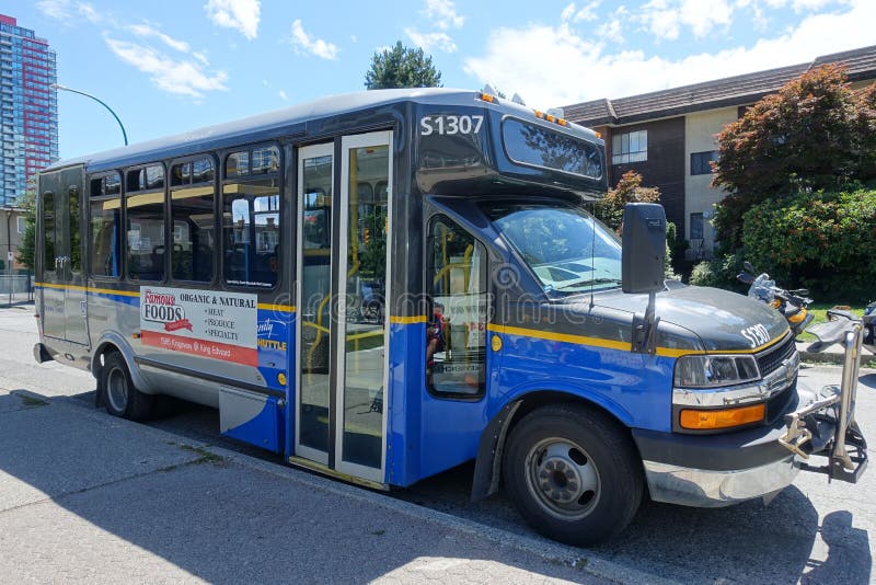 A Public Transportation Bus in Burnaby Editorial Photography - Image of ...