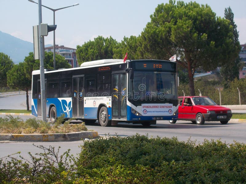 Public Transportation - Buses Editorial Stock Photo - Image of downtown ...