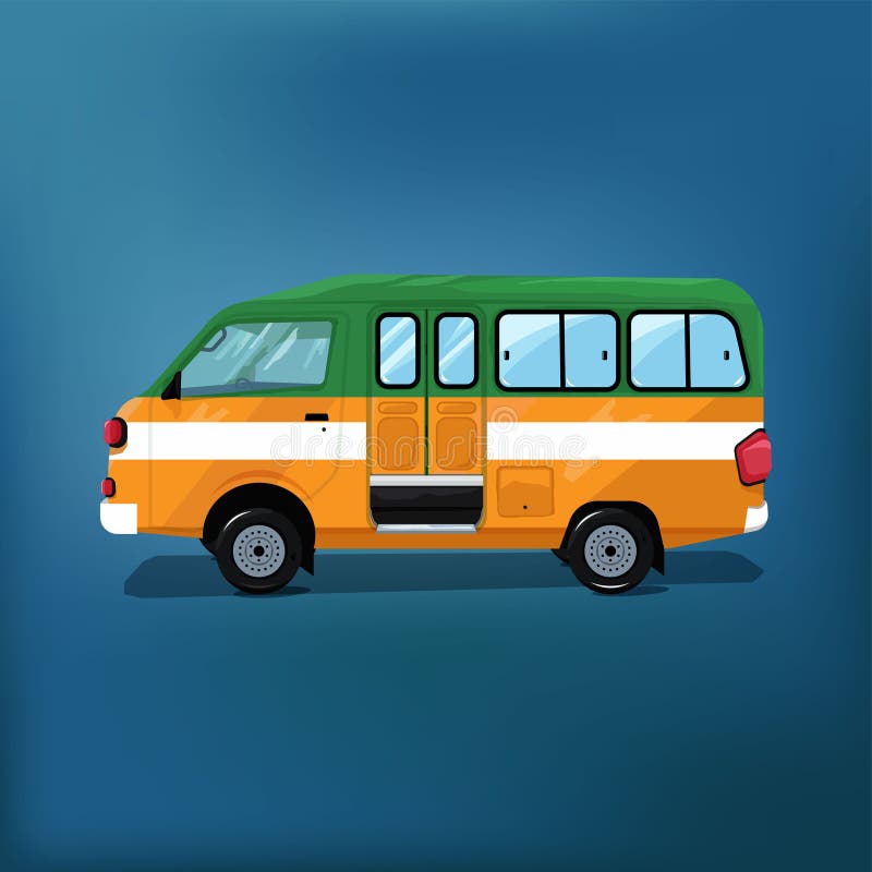 Angkot Stock Illustrations – 17 Angkot Stock Illustrations, Vectors ...