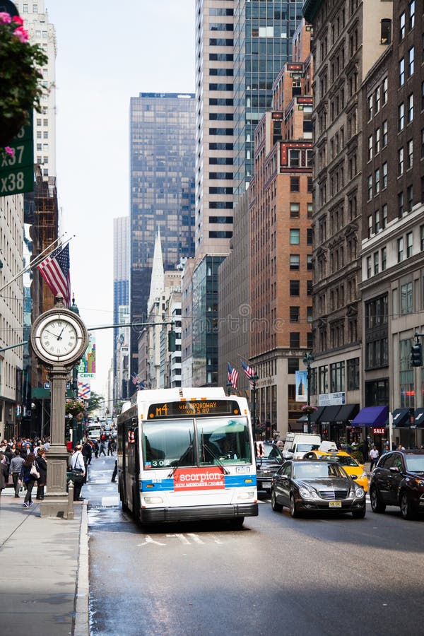 Public Transportation in New York Editorial Stock Image - Image of york ...