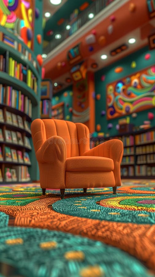 Public Urban Library, Multicultural Community Reading and Studying ...